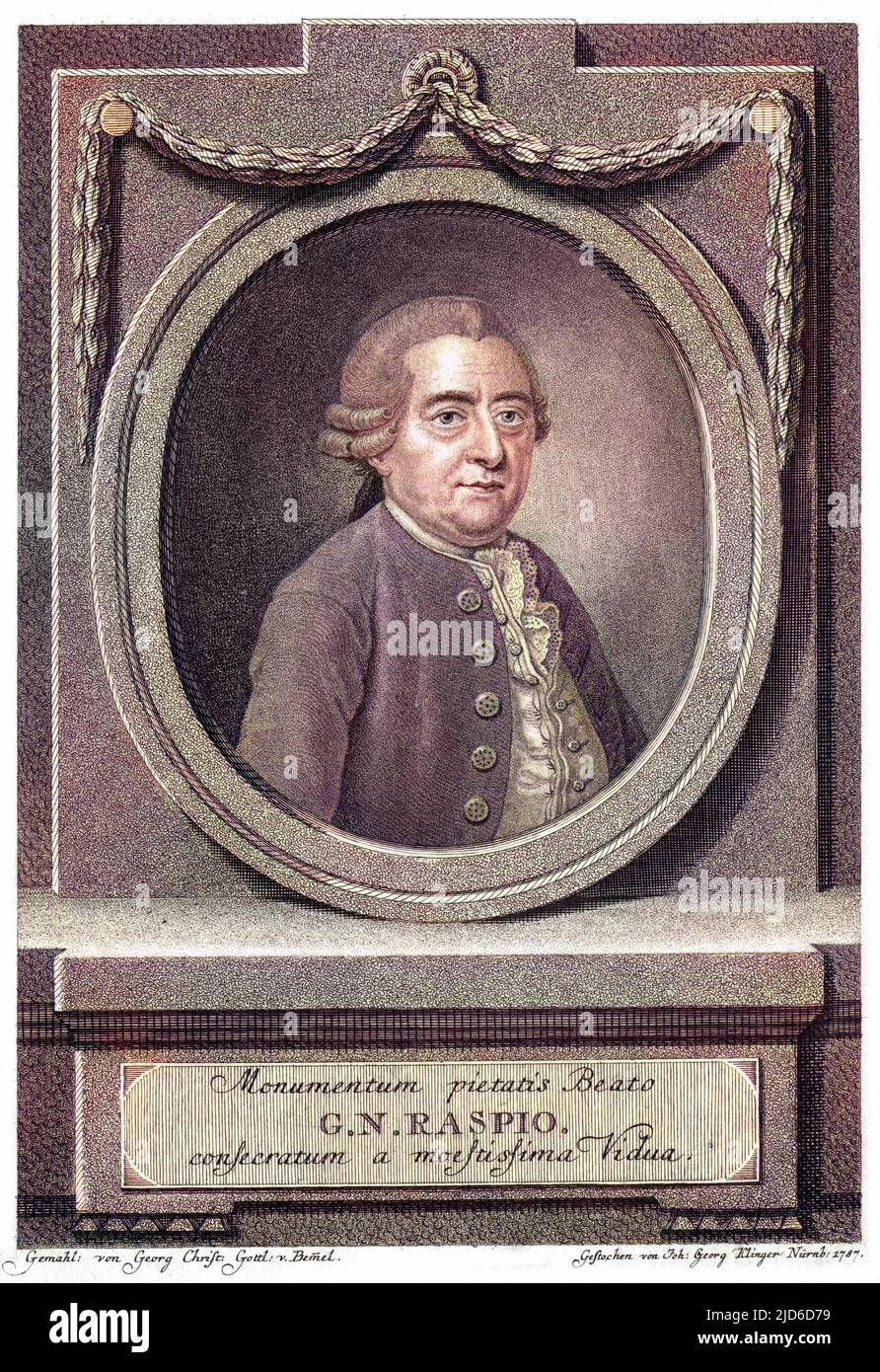 GABRIEL NICOLAS RASPE German publisher Colourised version of : 10173526 ...