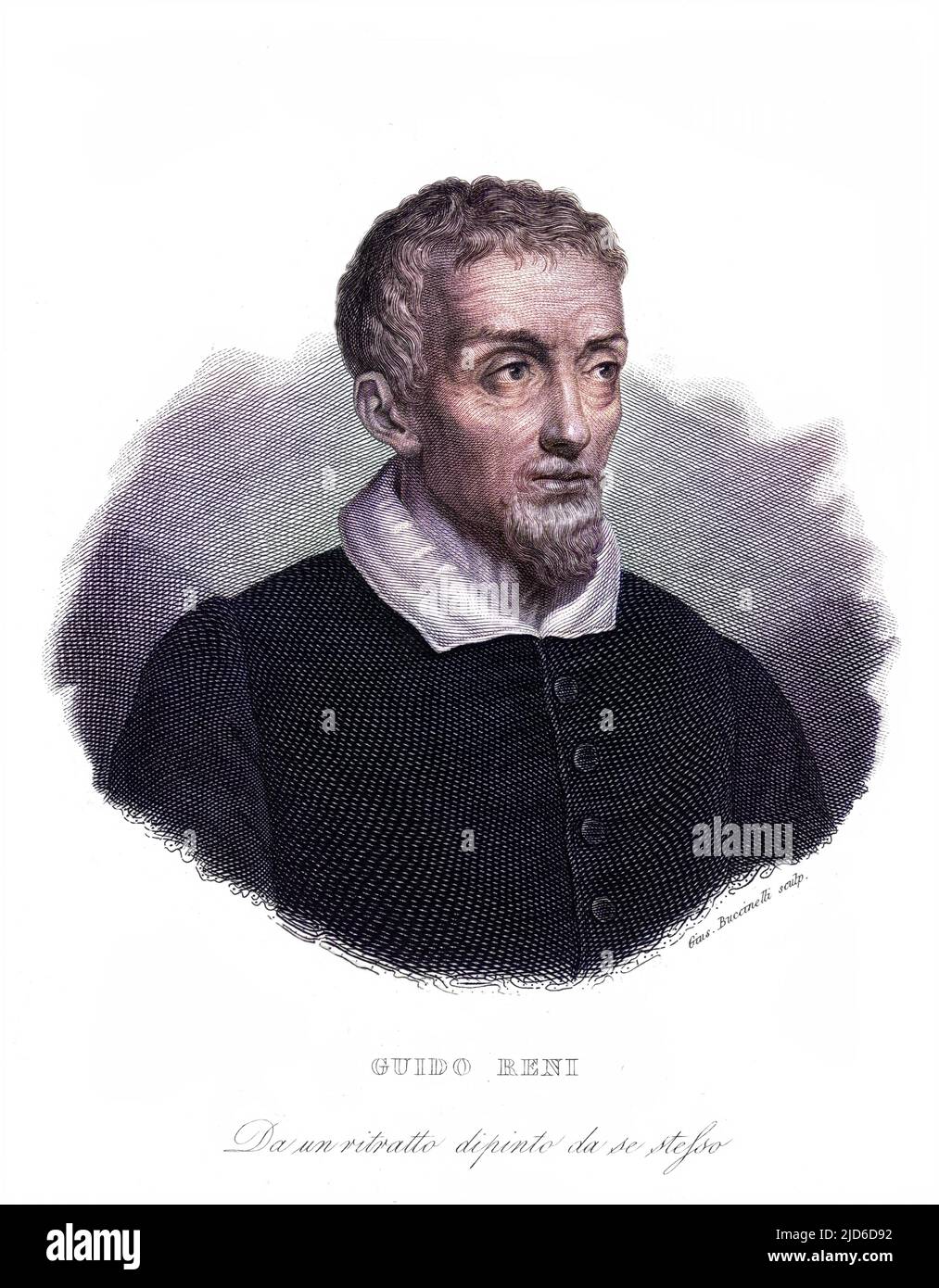 GUIDO RENI Italian artist. Colourised version of : 10173785 Date: 1575 ...