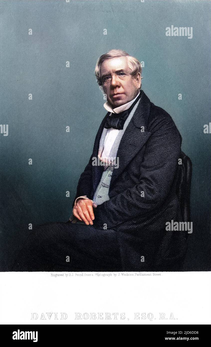 DAVID ROBERTS artist, best known for his views of Egypt : we have many ...