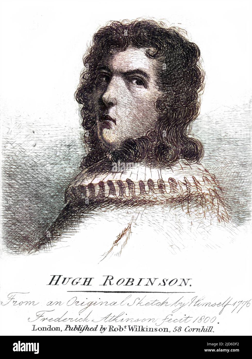 HUGH ROBINSON artist Colourised version of : 10174359 Date: CIRCA 1780 ...