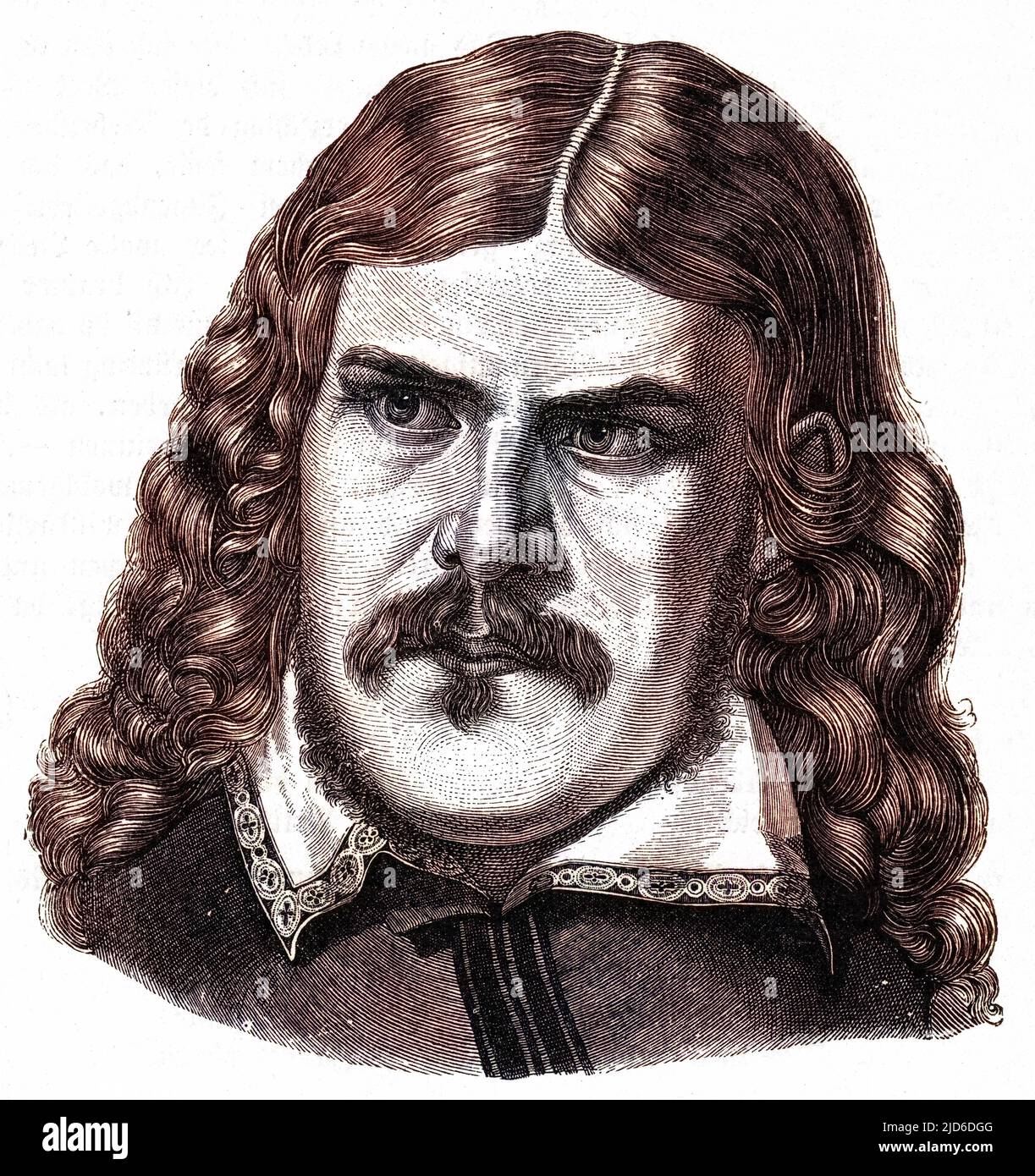 FRIEDRICH RUCKERT German poet Colourised version of : 10174770 Date ...