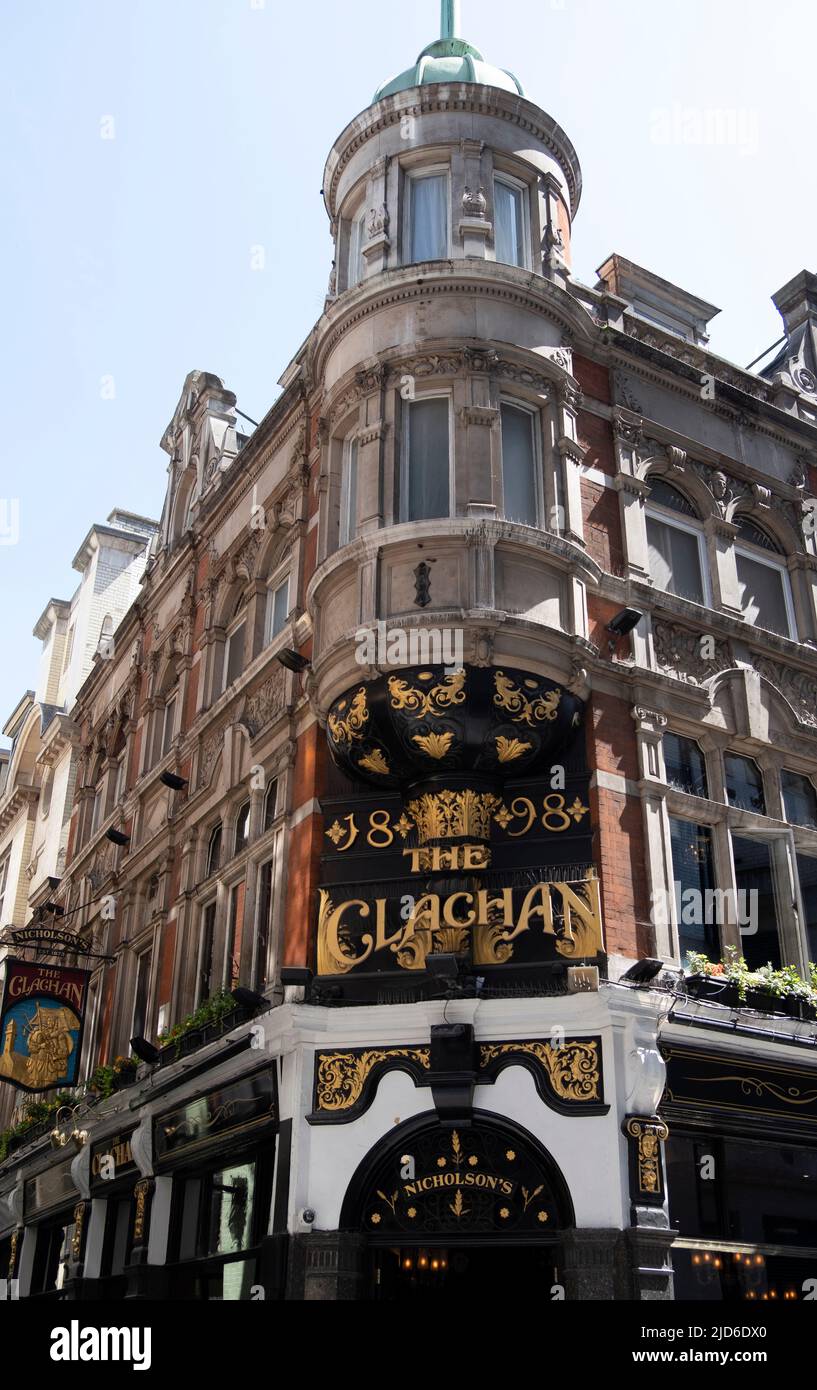 Clachan pub/restaurant, Soho, London Stock Photo - Alamy