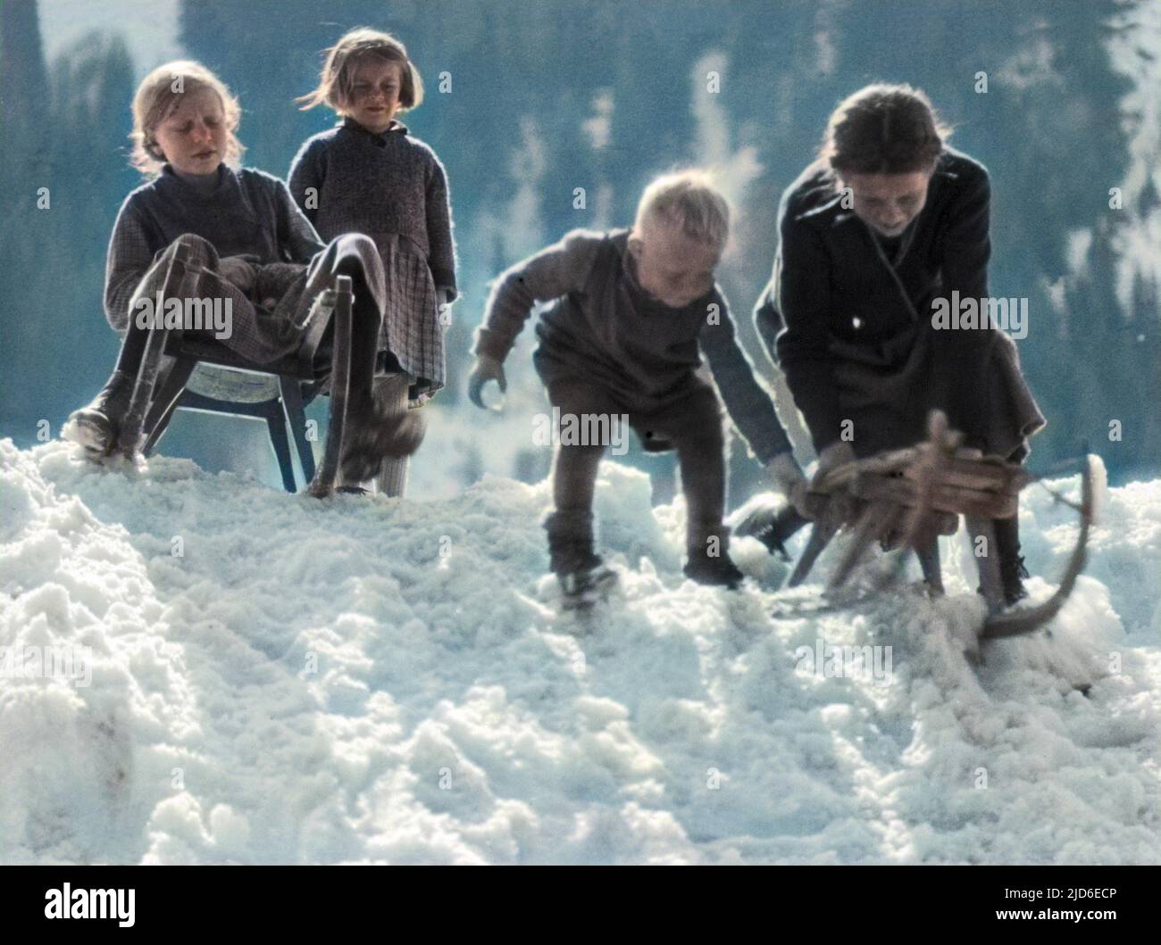 1930s sledge hi-res stock photography and images - Alamy