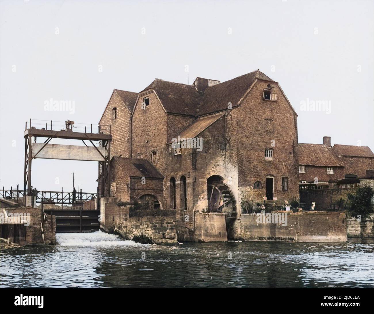 This famous old watermill at Tewkesbury, Gloucestershire, was ...