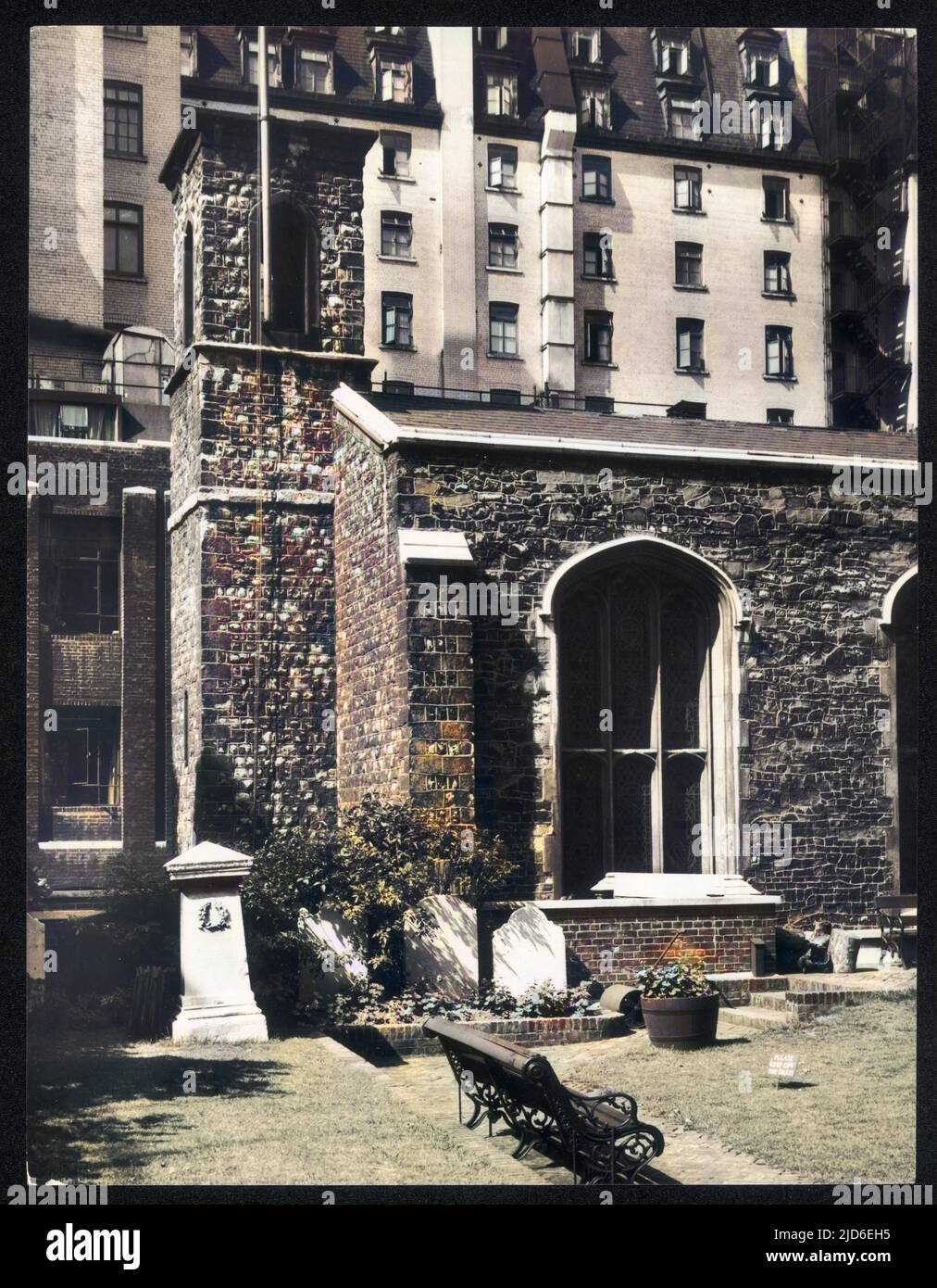 The Savoy Chapel, Savoy Hill, Strand, London. It stands on part of the ...