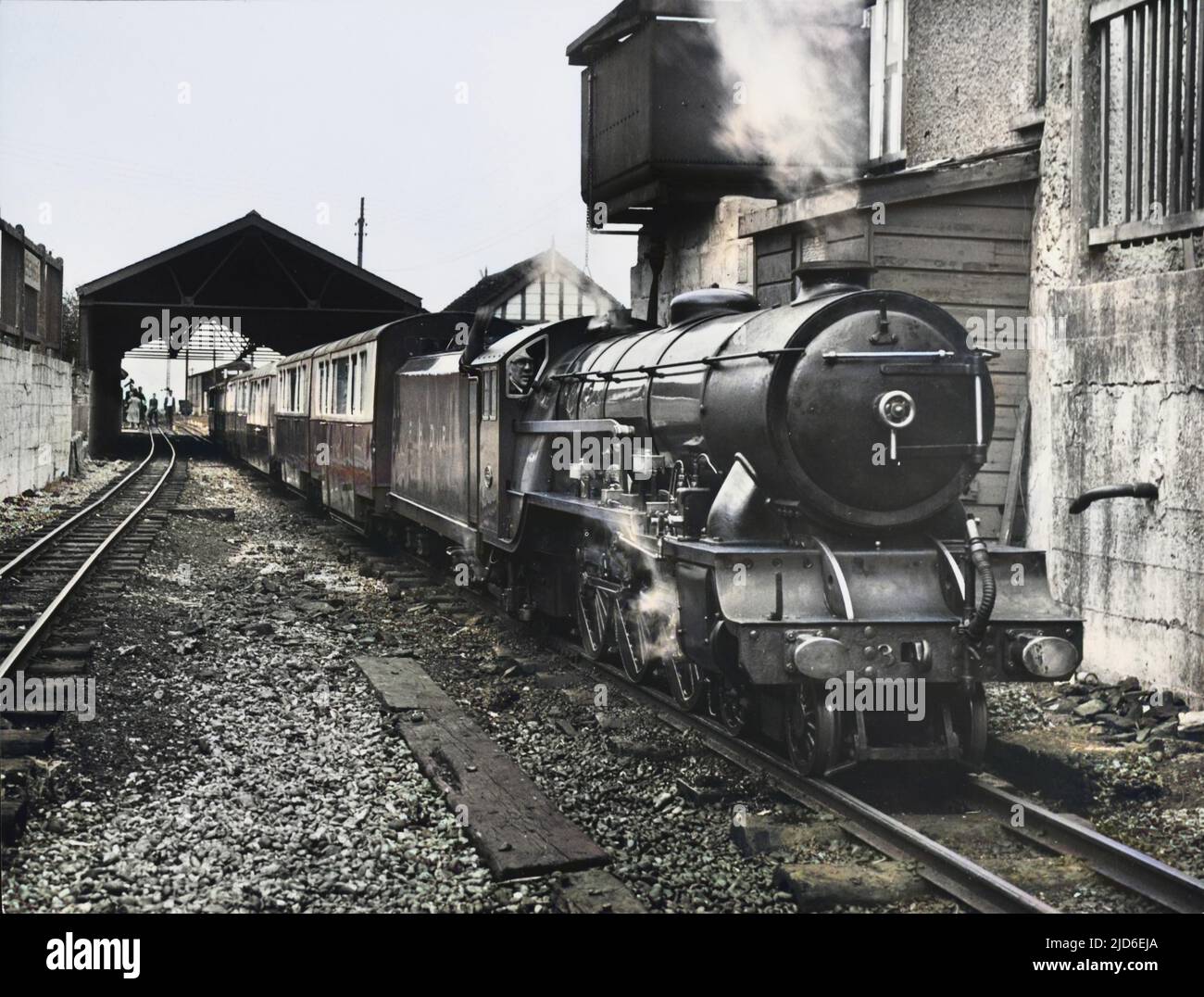 The 'Green Goddess', a locomotive on the The Romney, Hythe and ...