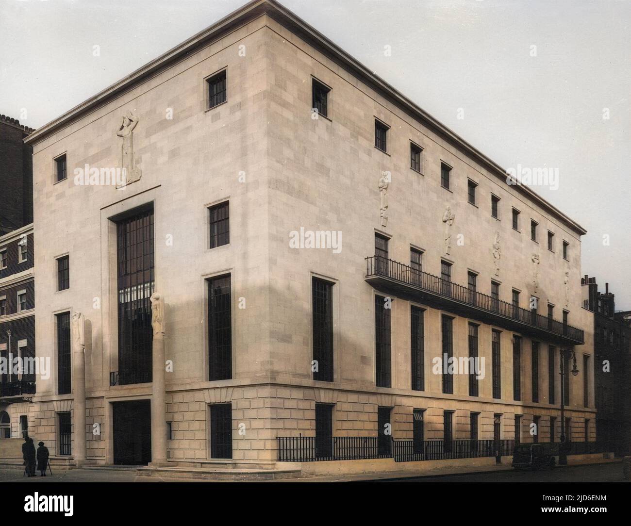 The then new headquarters of the Architects Association, Portland Place ...