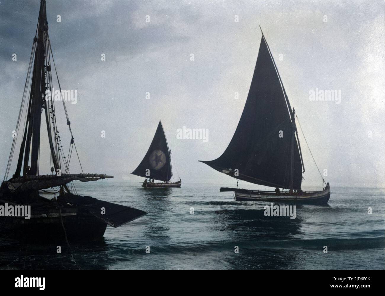 I saw three ships come sailing in ... a study of sailing ships ...