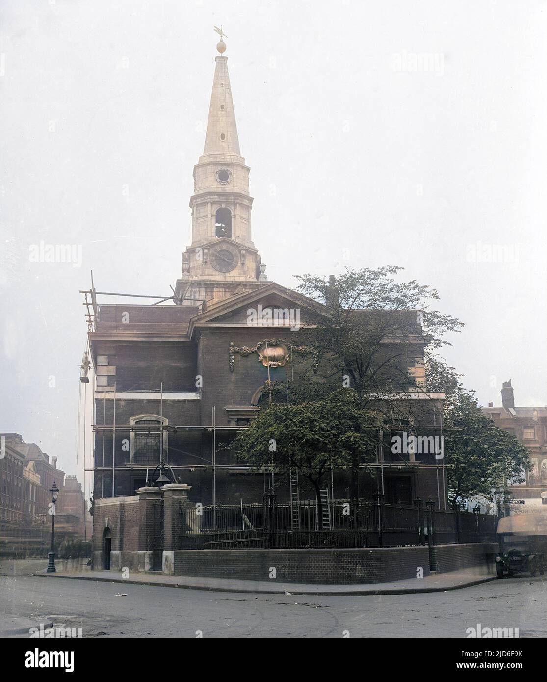The Church of St. George the Martyr, Southwark, London, built in 1734 ...