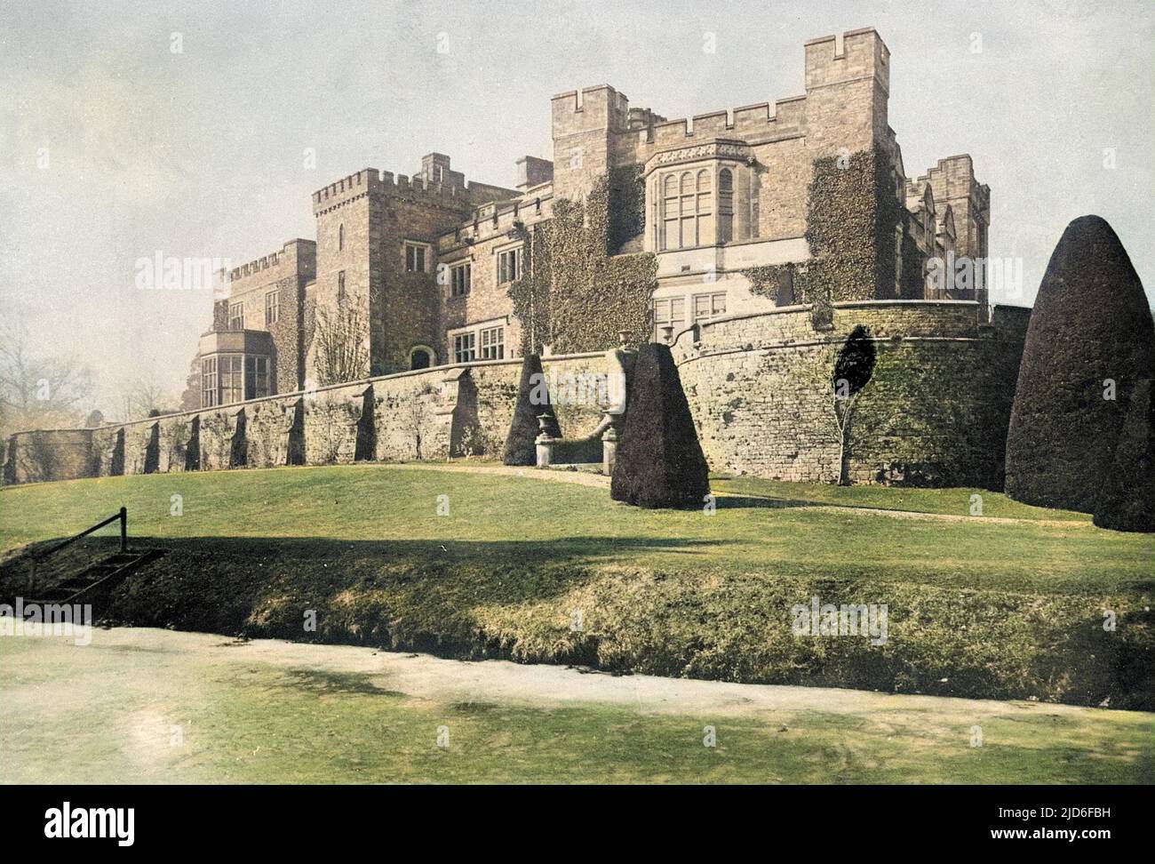 Thurland Castle, Lancashire, England, dates from 1402, when Sir Thomas ...