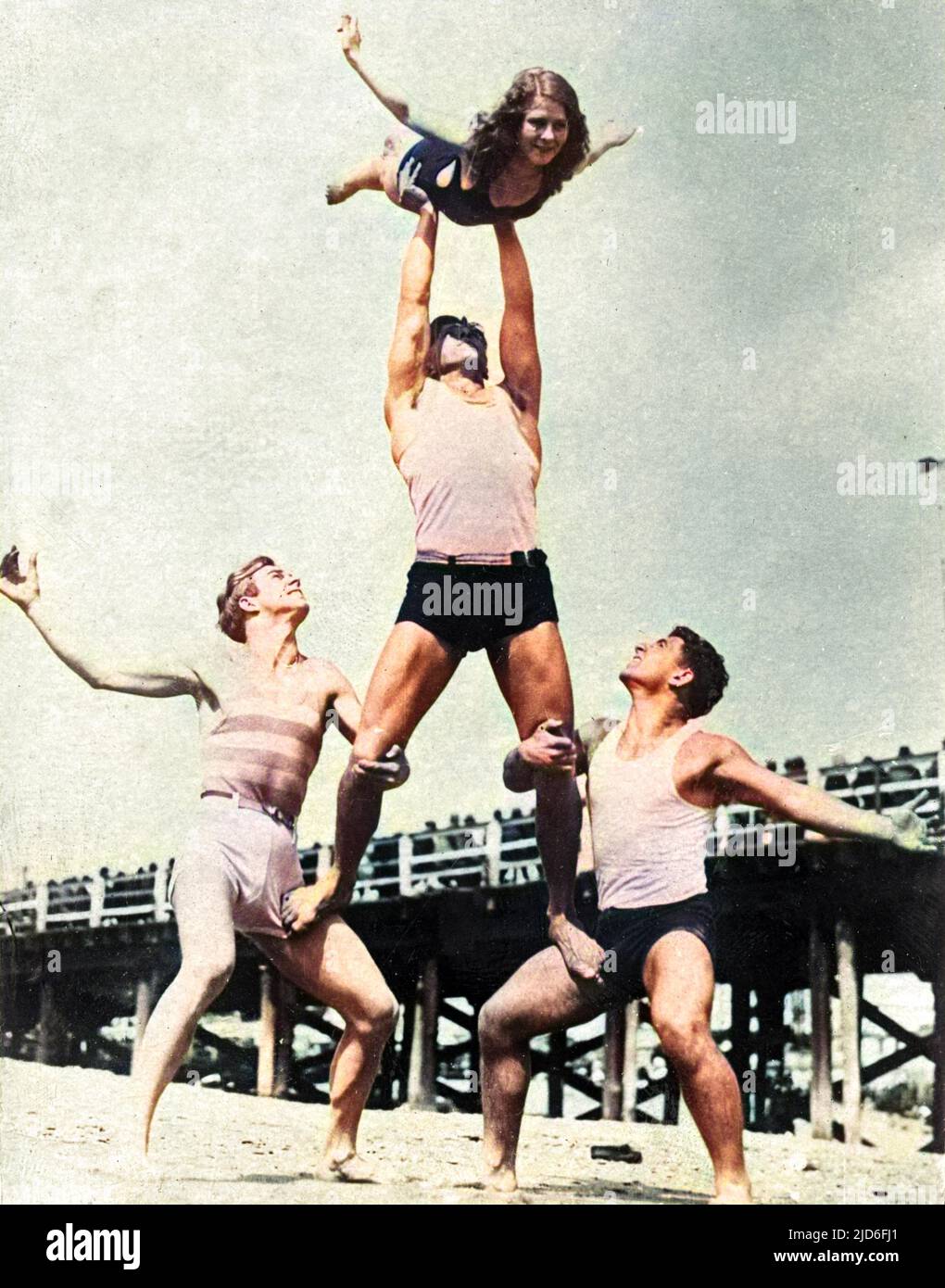 Three acrobats hi-res stock photography and images - Alamy