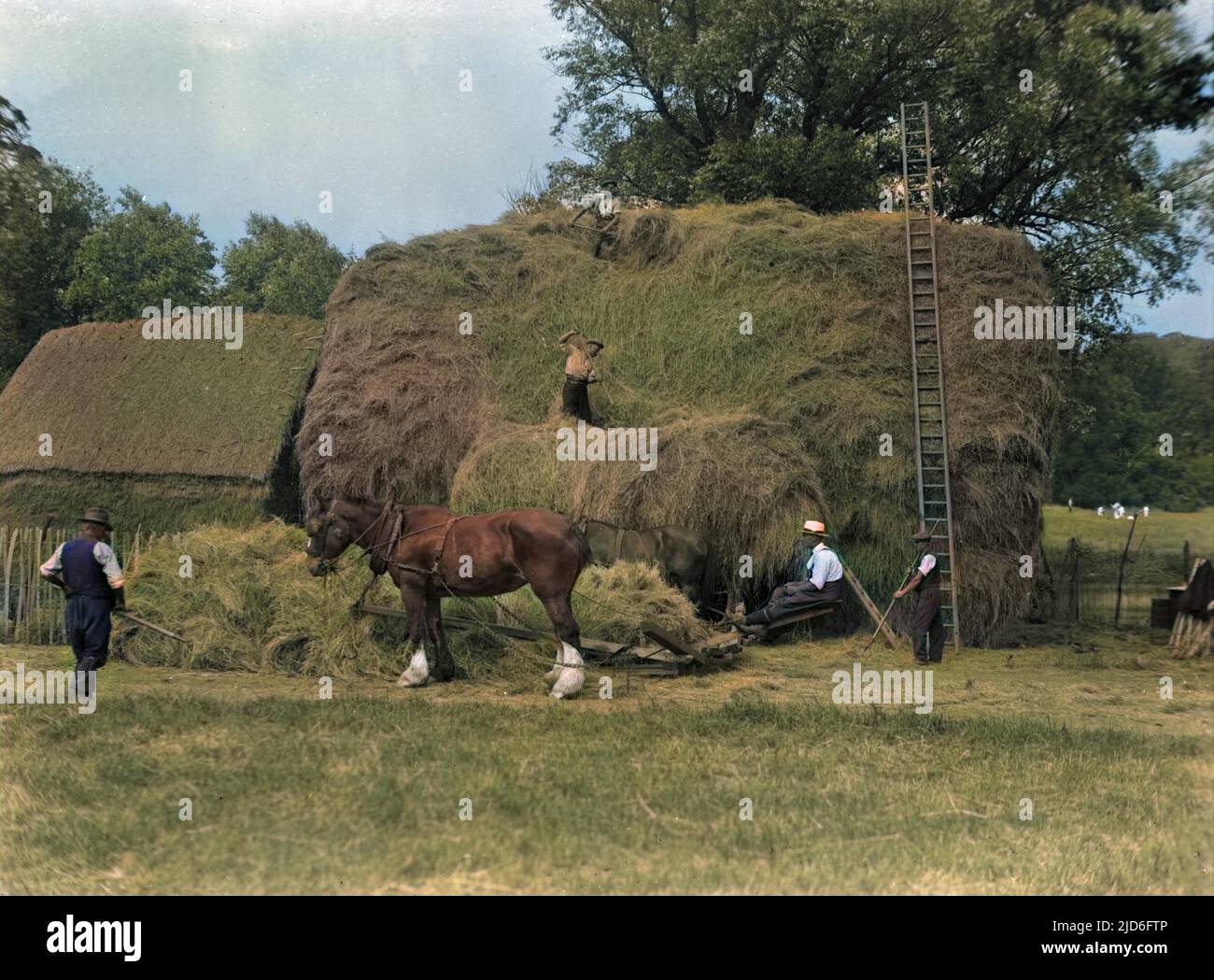Farm workers 1930s hi-res stock photography and images - Alamy