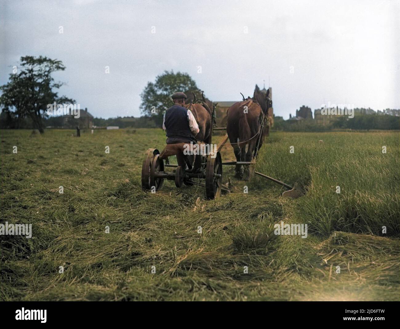 Farming plough 1930s hi-res stock photography and images - Alamy