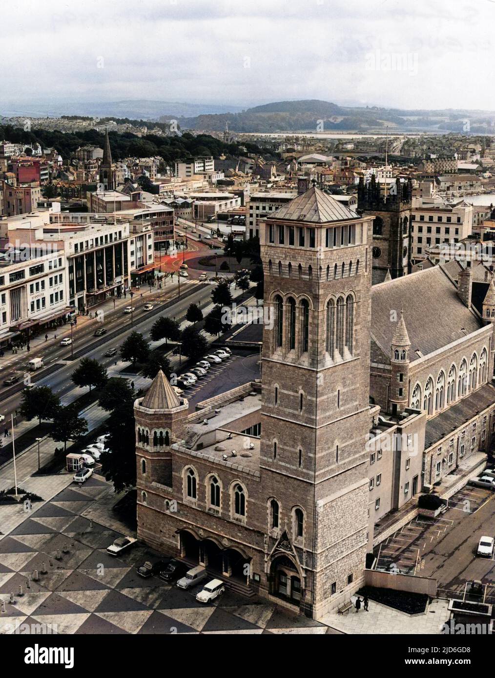 Plymouth Guildhall, Devon, England, was designed by local architects ...