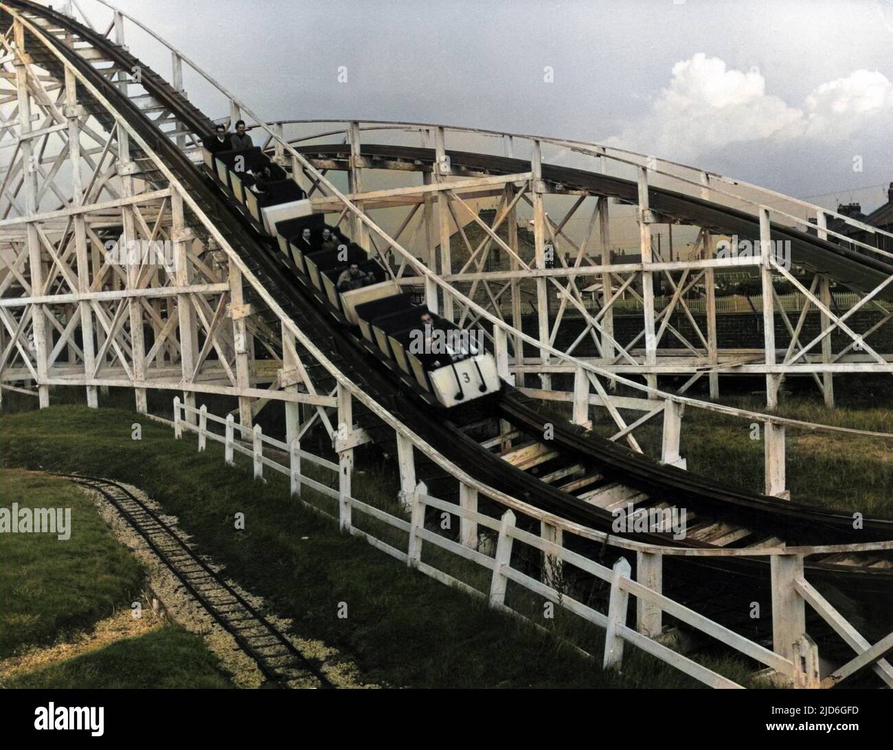 Switchback roller coaster hi-res stock photography and images - Alamy