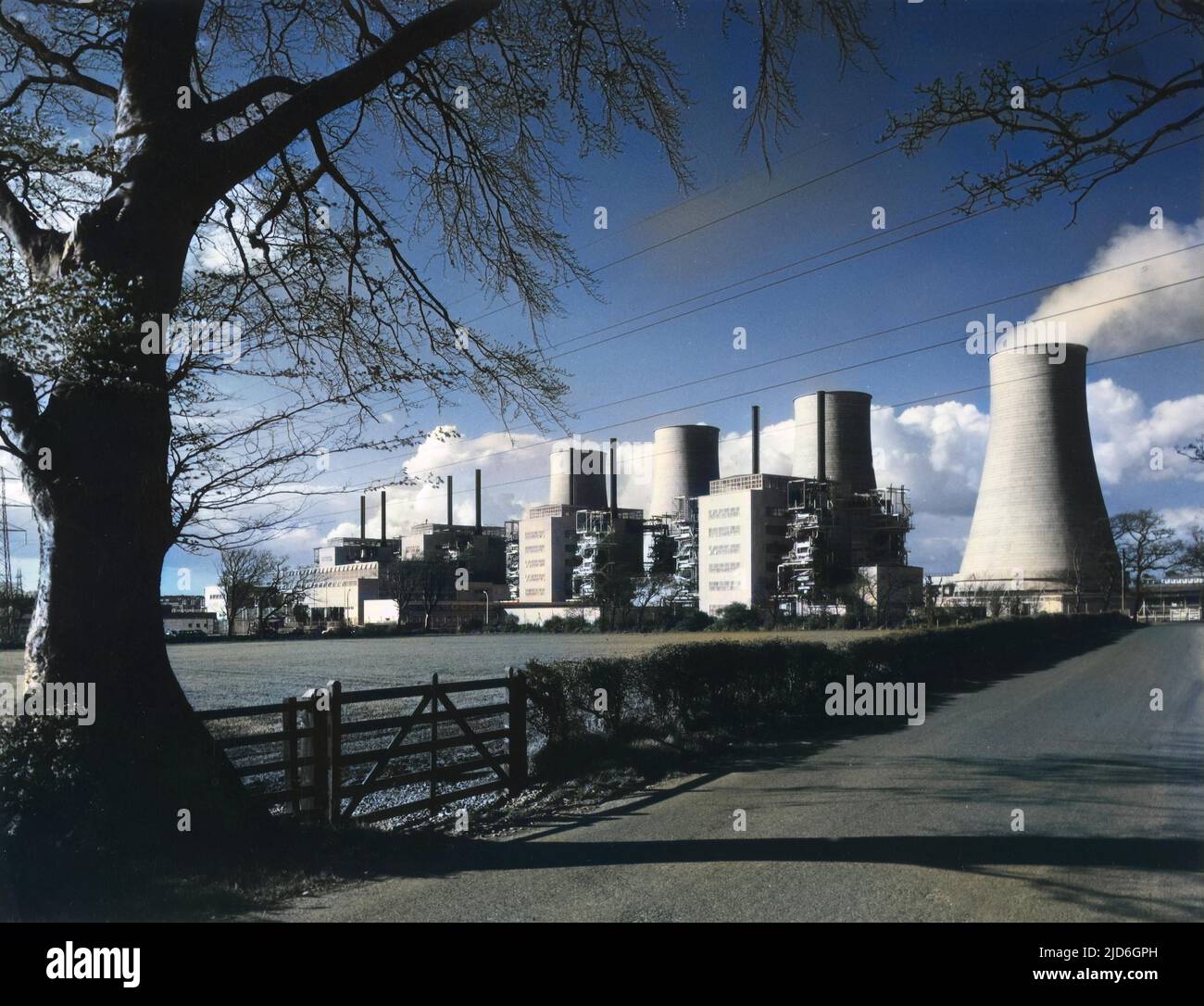 Chapelcross Nuclear Power Station, near Annan, Dumfries- shire ...