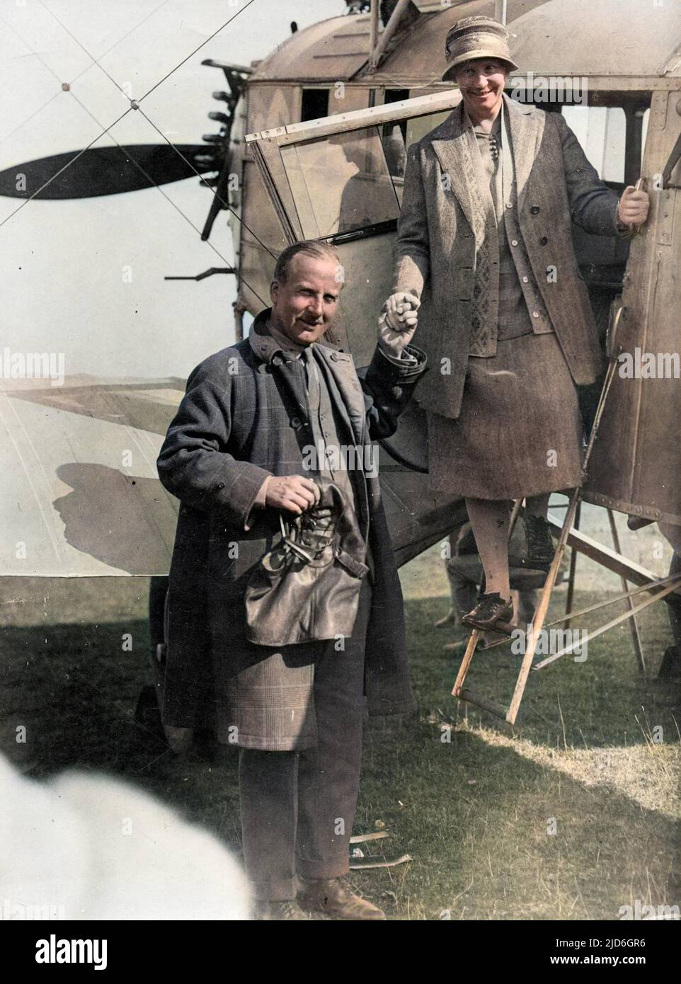 Sir Alan Cobham (1894 - 1973), English aviation pioneer. In the 1930s ...