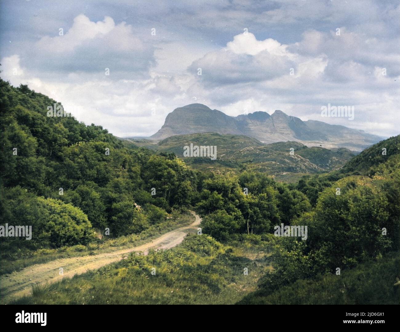 Suilven, the most magnificent of the Sutherland mountains, Scotland ...