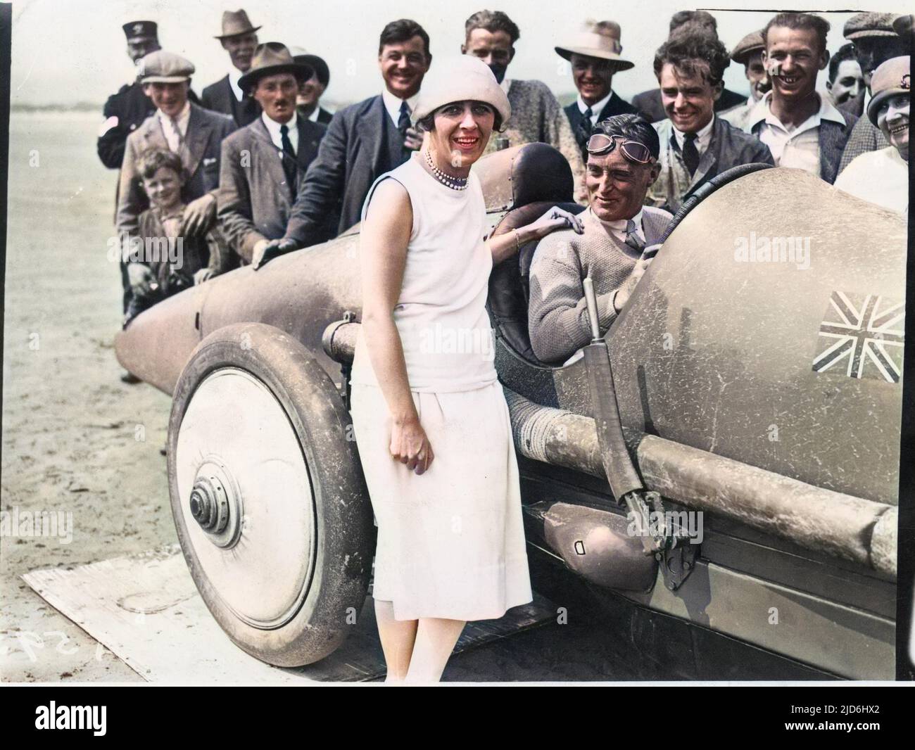 Sir Malcolm Campbell (1885 - 1948), Lady Dorothy Evelyn Campbell (nee ...