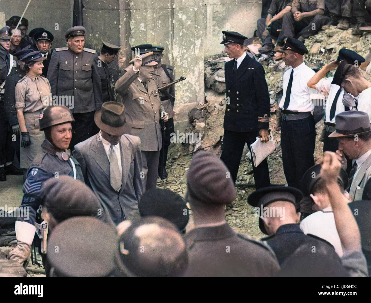 Sir Winston Leonard Spencer Churchill (1874-1965) British politician ...