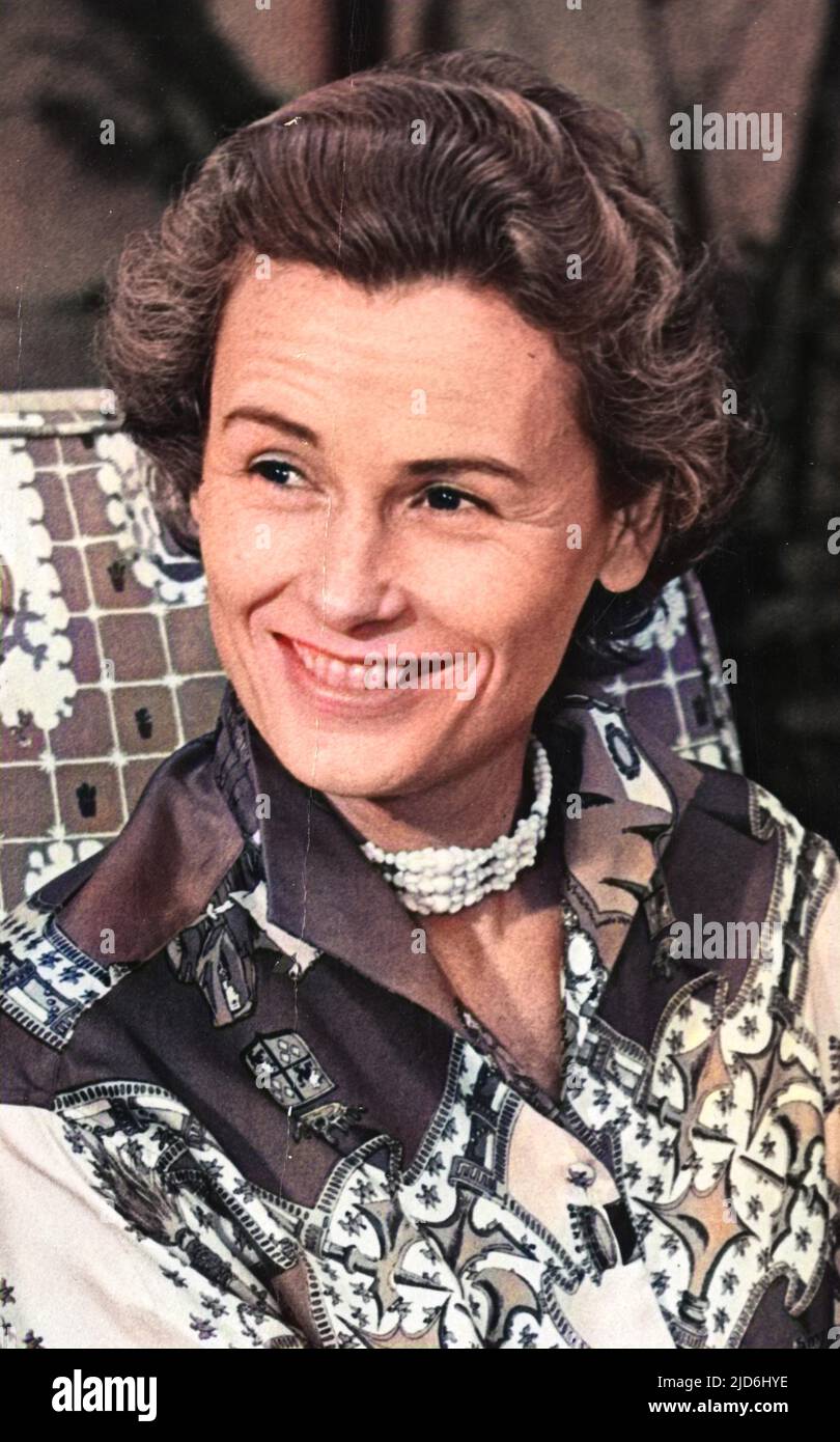 Lady Isobel Barnett (1918-1980) English radio and television star ...