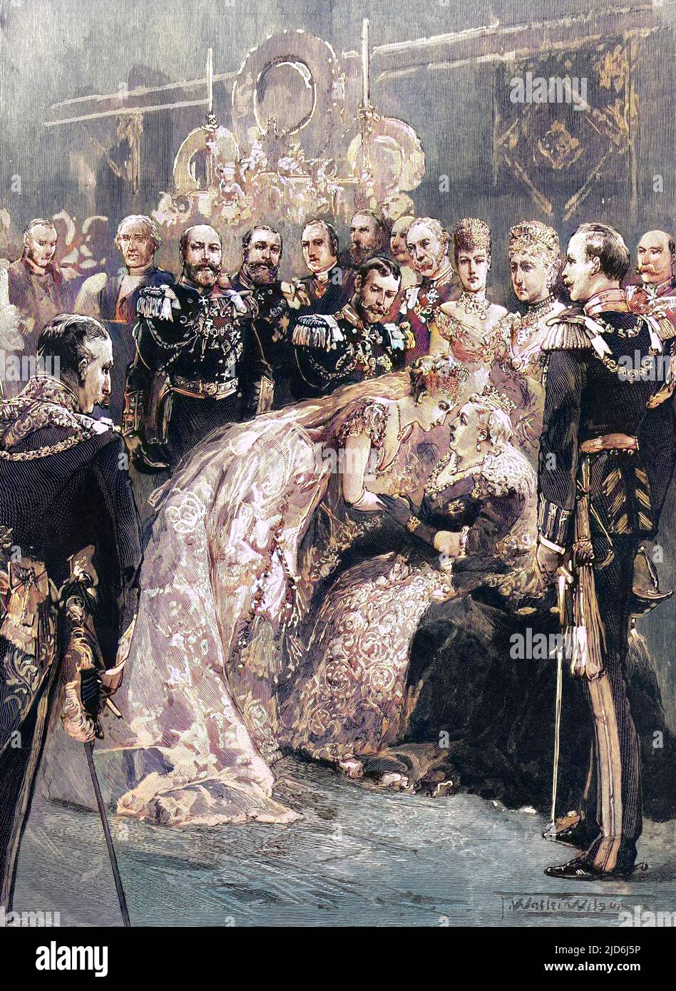 Queen victoria wedding hi-res stock photography and images - Alamy