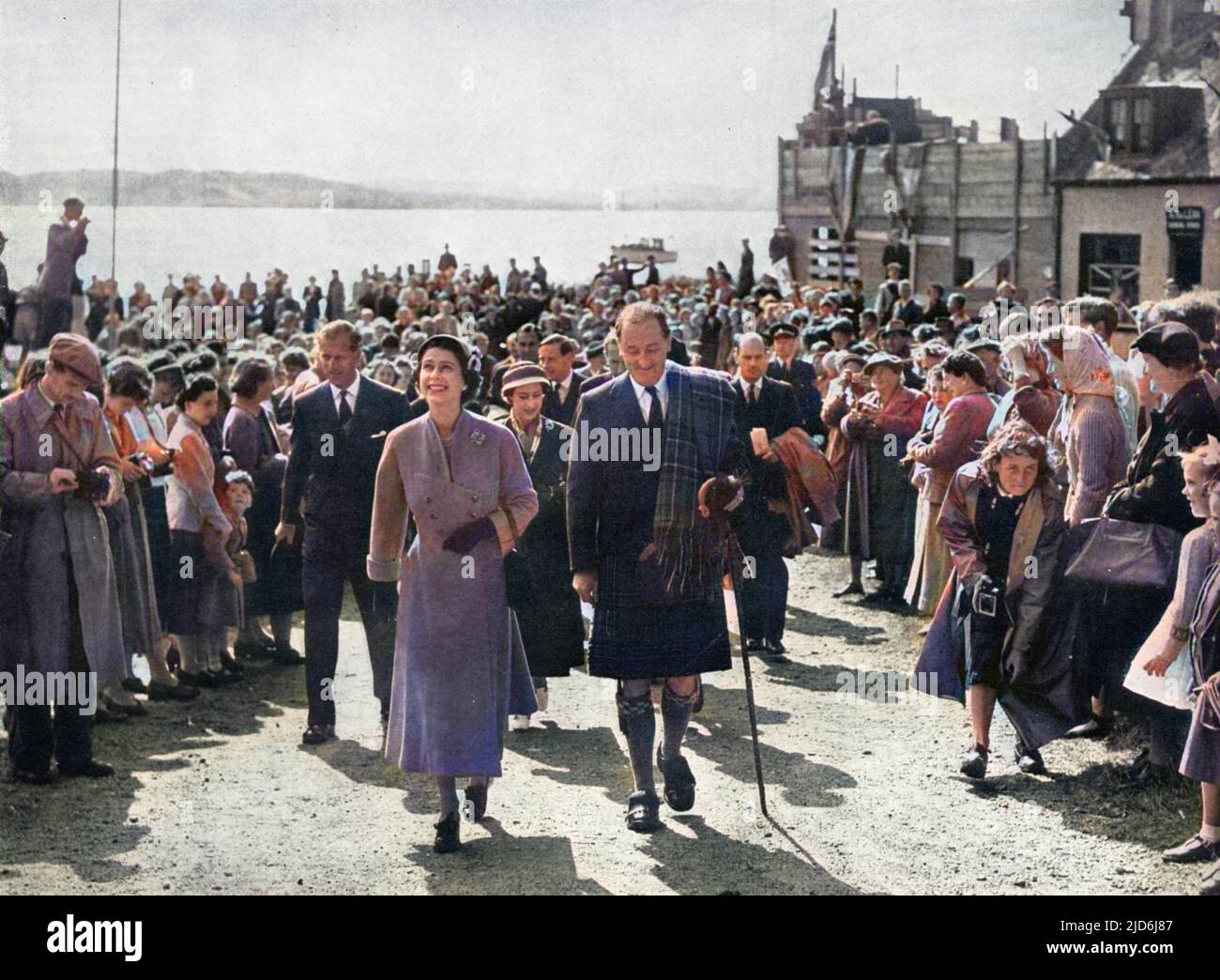 'queen elizabeth ii' 1956 hi-res stock photography and images - Alamy