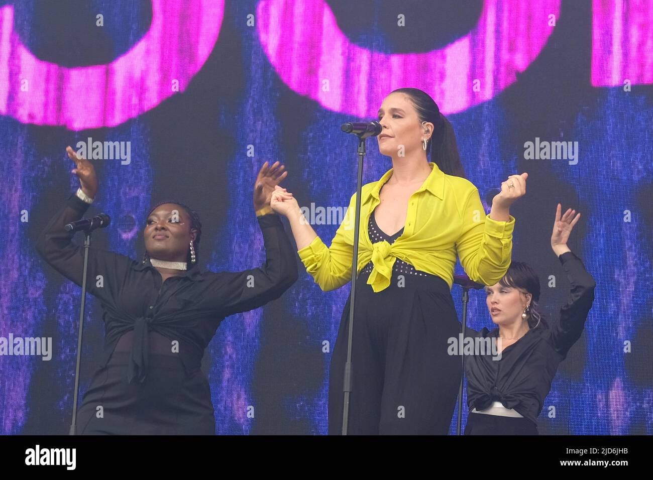 Newport, UK. 18th June, 2022. English singer, songwriter and podcaster ...