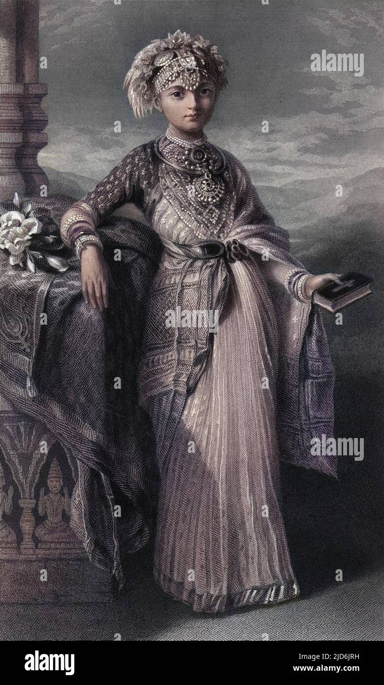 The Princess Gowramma of Coorg (a small Indian principality) - daughter ...