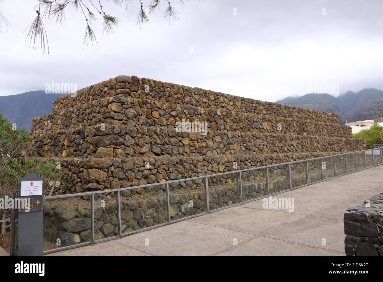 Ancient Guanche Guimar Pyramids in Tenerife Island Stock Photo - Alamy