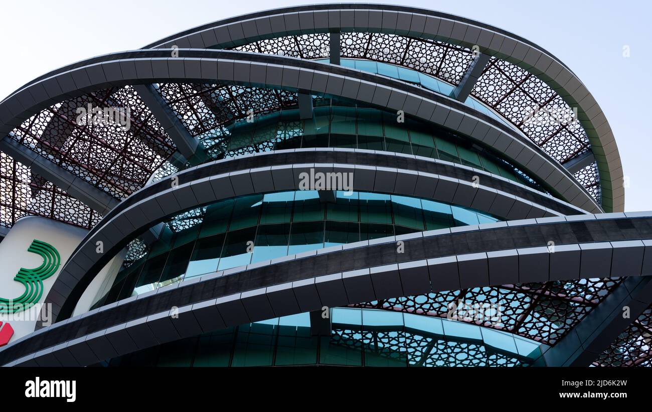 321 Museum, doha,qatar- june 06,2022 ; newly build sports museum in the ...