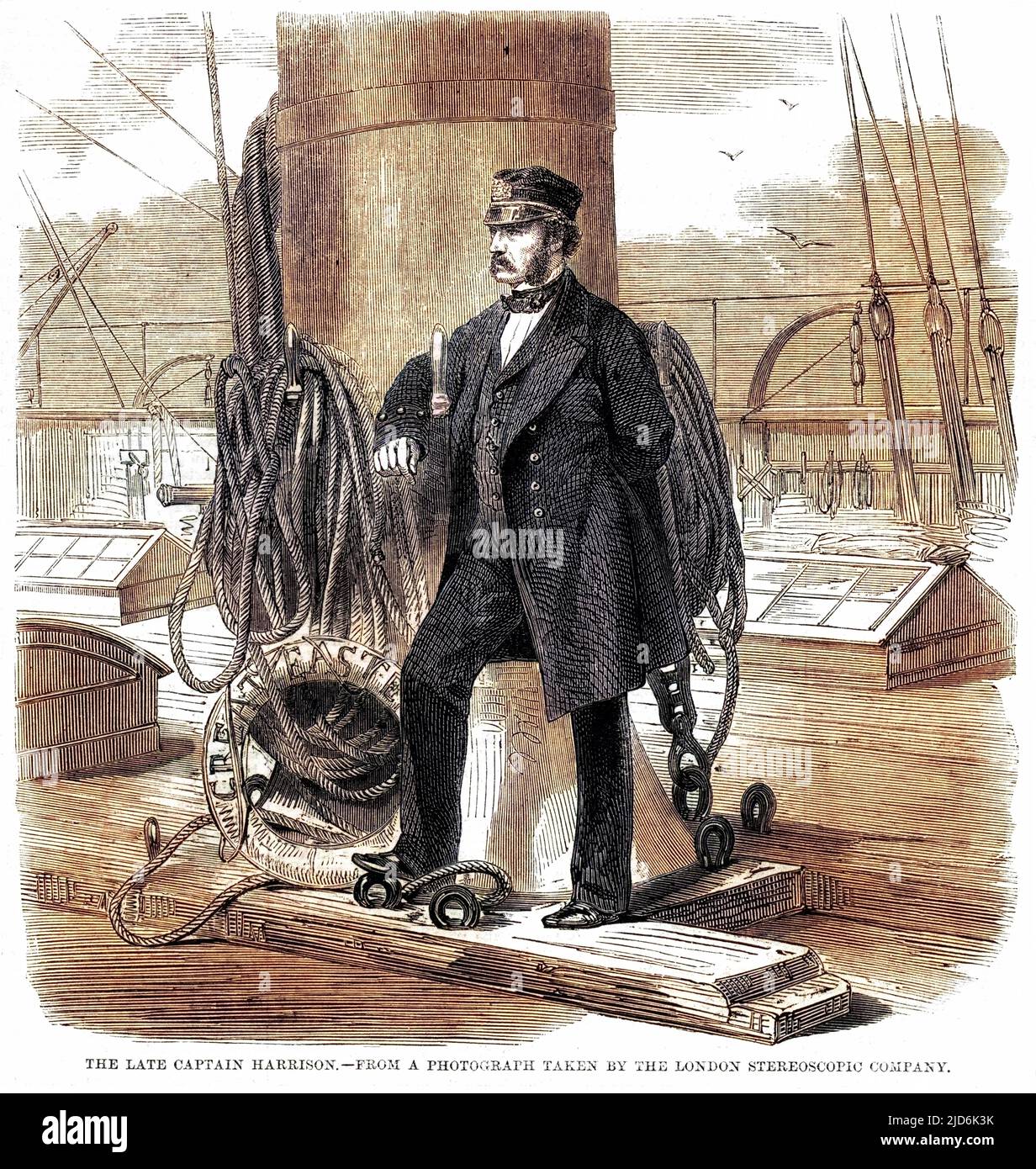 Captain WILLIAM HARRISON (1812 - 1860), commander of the 'Great Eastern ...