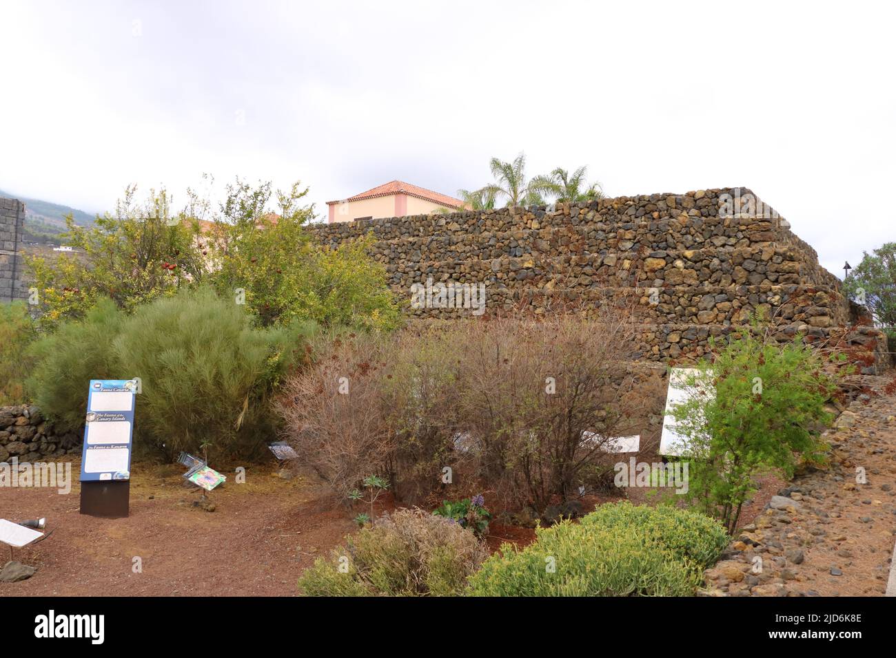 Ancient Guanche Guimar Pyramids in Tenerife Island Stock Photo - Alamy