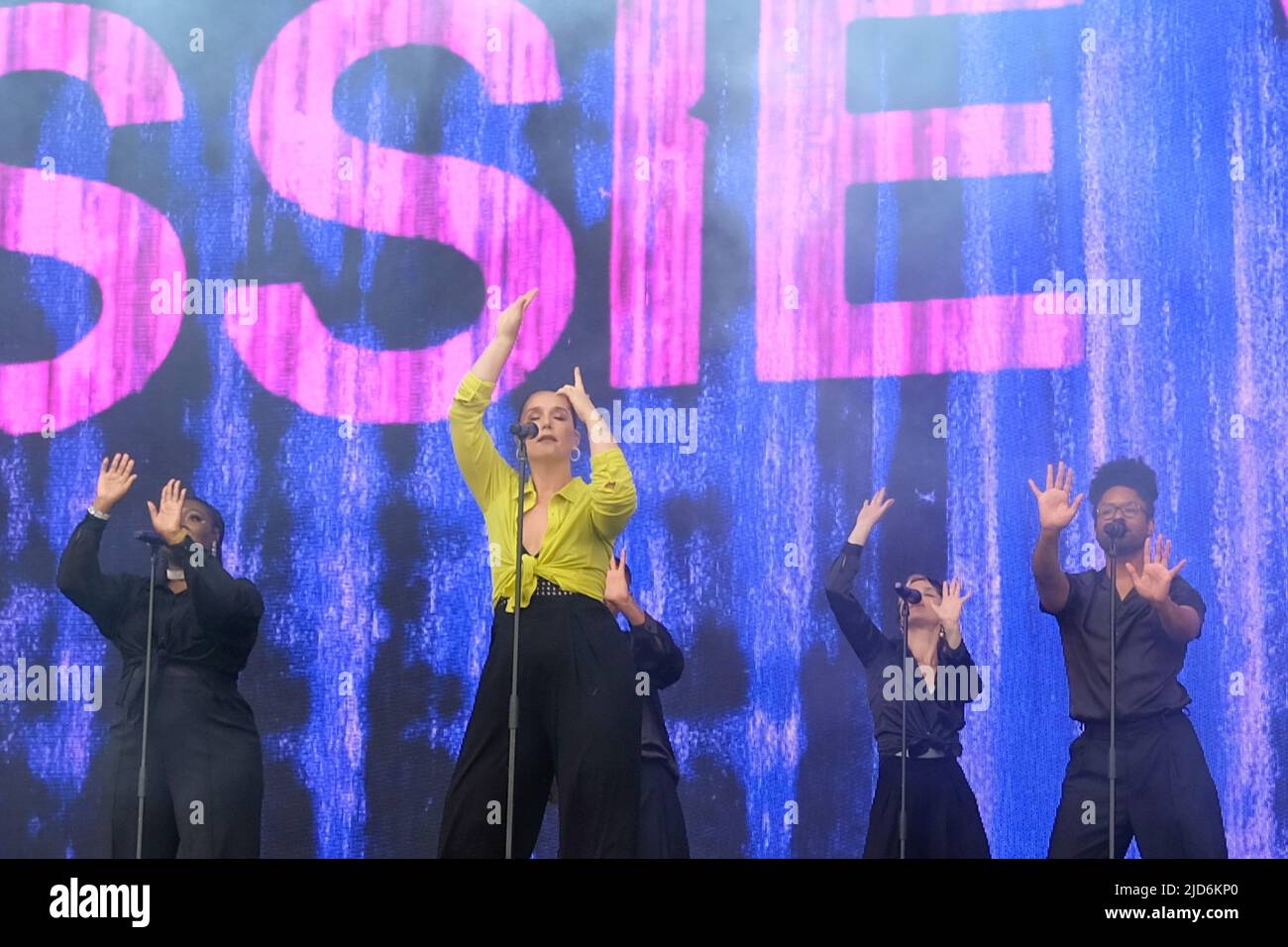 English singer, songwriter and podcaster Jessica Lois Ware ...