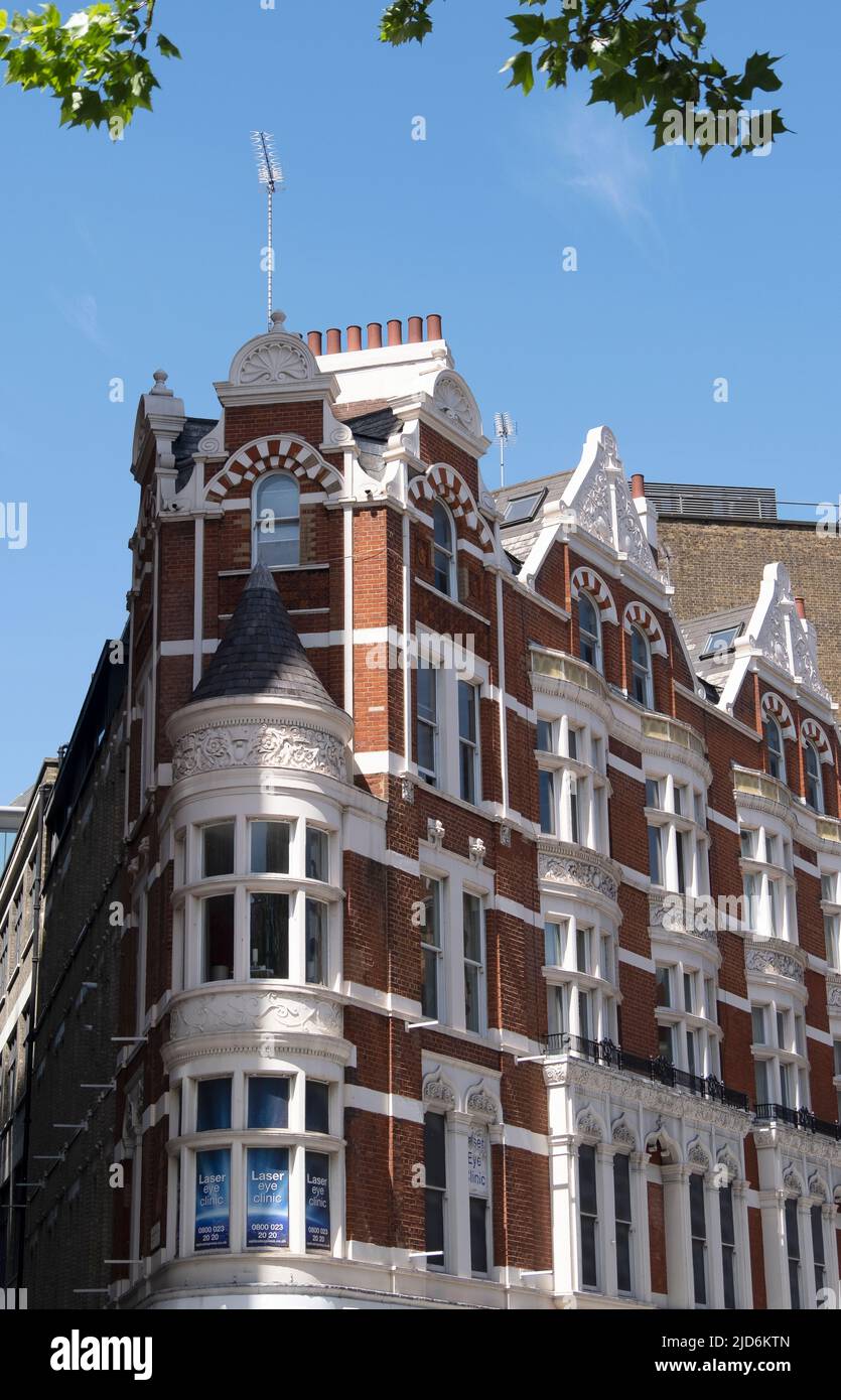 Beautiful building facade in Soho,London Stock Photo - Alamy