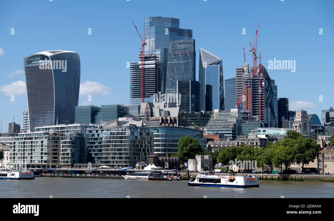 Iconic view of The city of London,England Stock Photo - Alamy