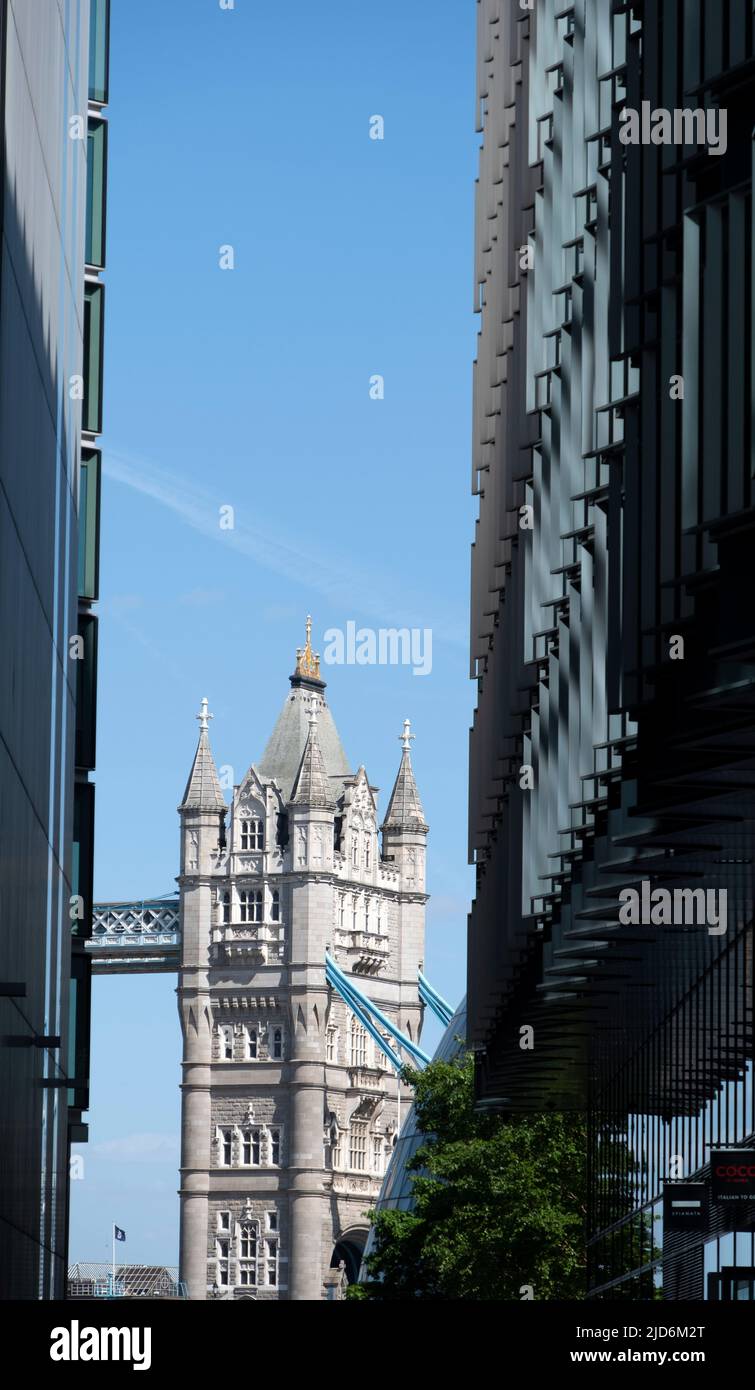 Tower bridge landmark place in London,England Stock Photo - Alamy