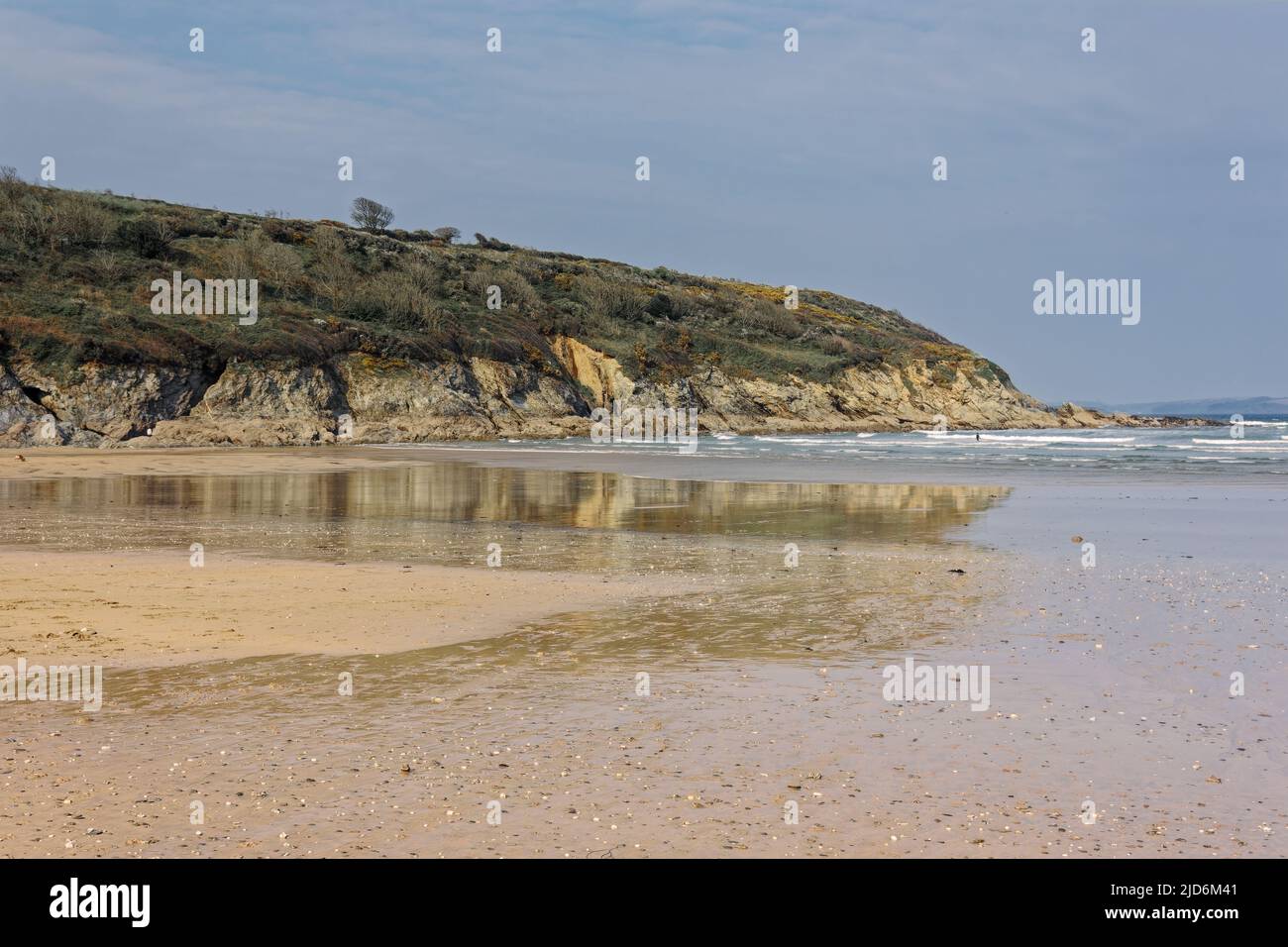 Easter fun at Maenporth, Cornwall Stock Photo - Alamy