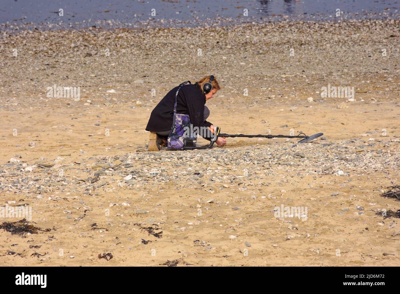 Easter fun at Maenporth, Cornwall Stock Photo - Alamy