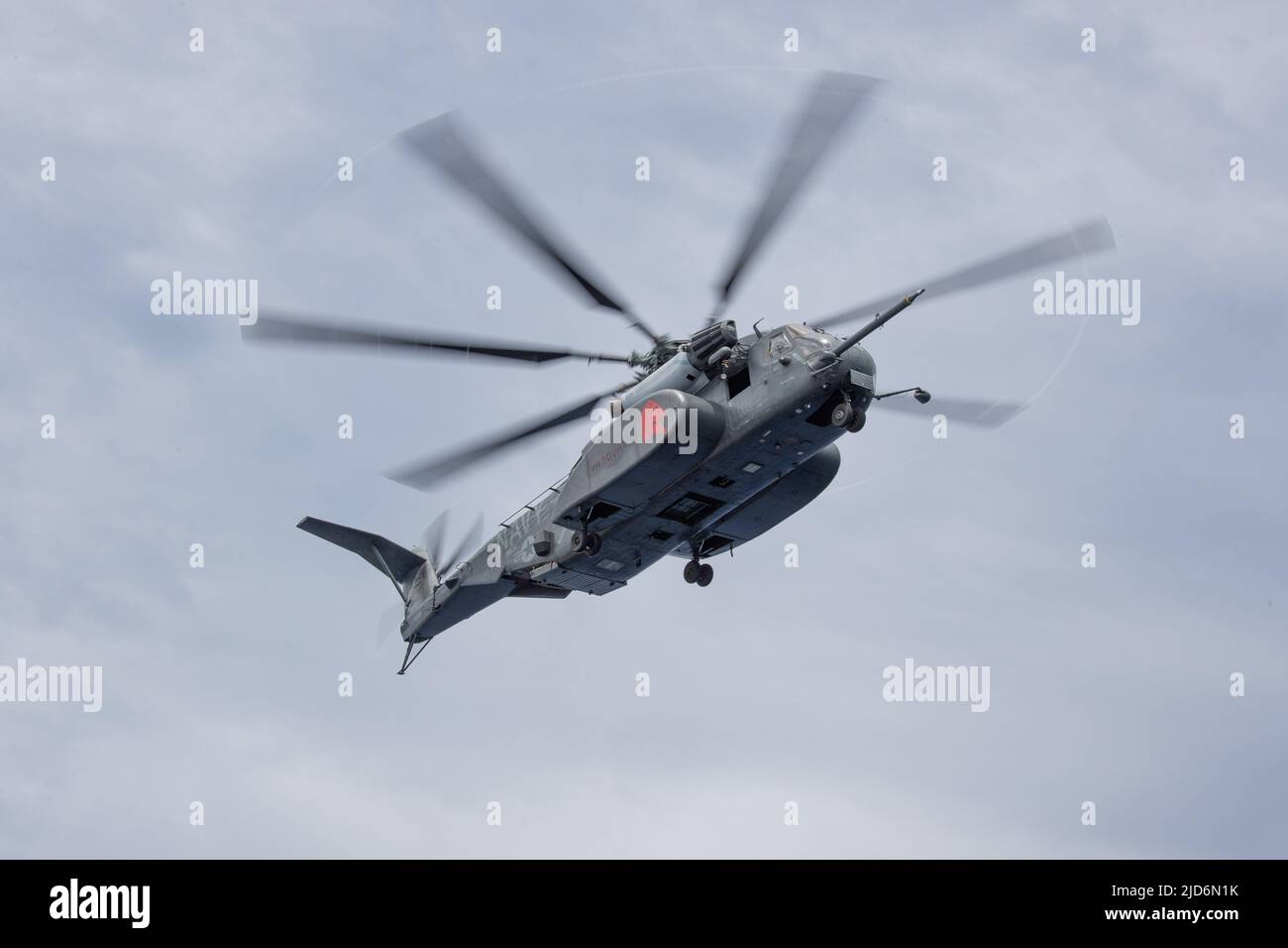 An MH-53E Sea Dragon, attached to the “Vanguard” of Helicopter Mine ...