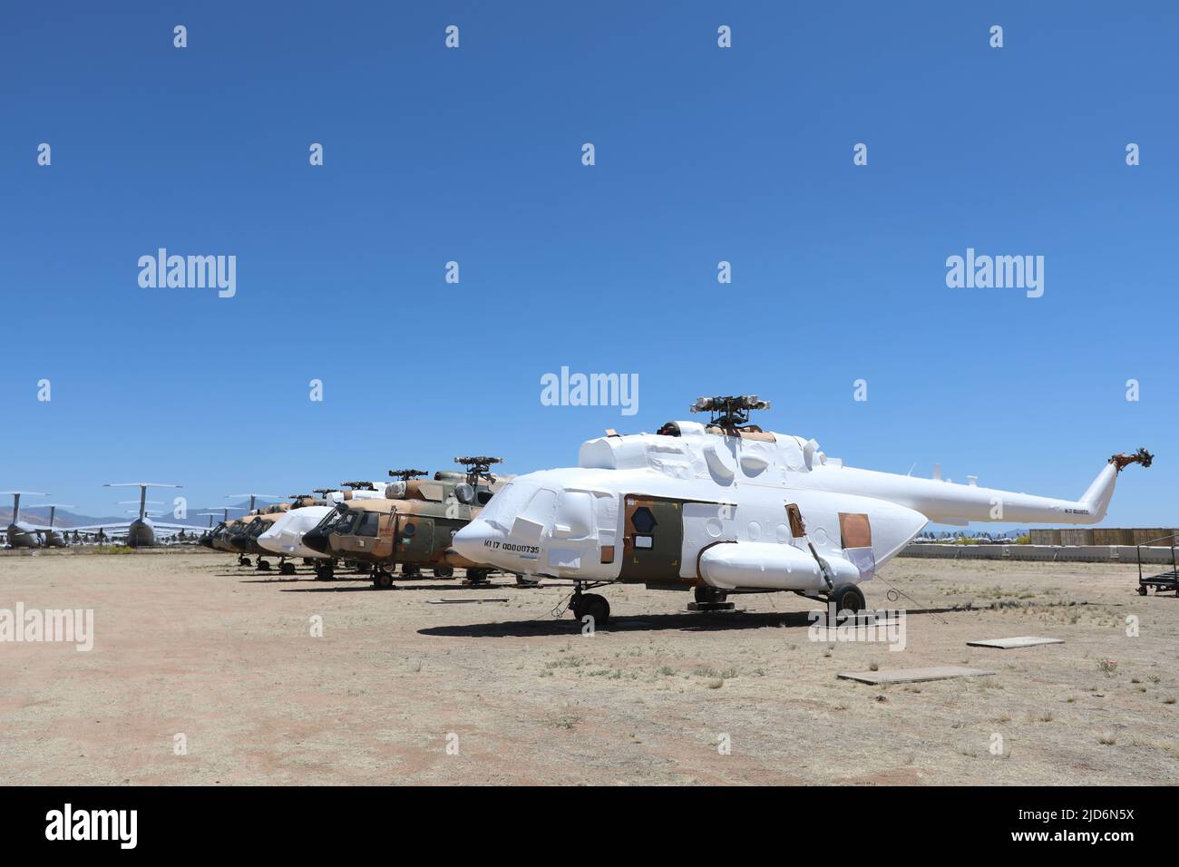 Mi-17 helicopters at the 309th Aerospace Maintenance and Regeneration ...