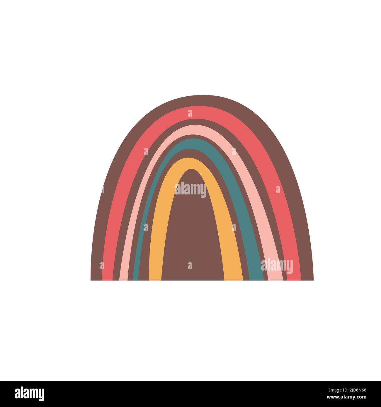 Boho Rainbow Print For any minimalistic prints. Rainbow neutral color ...