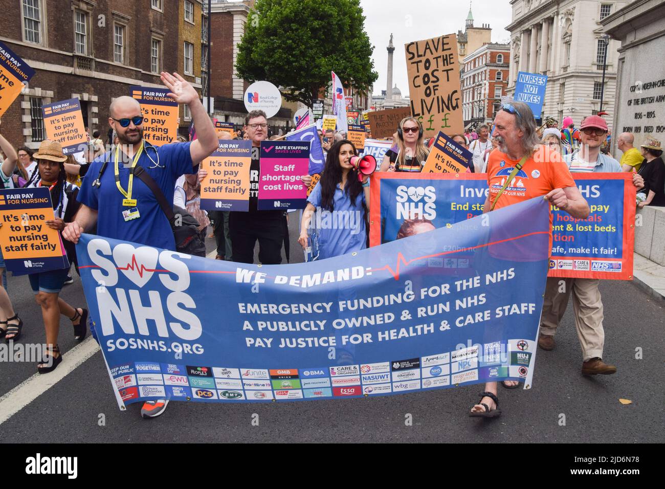 Nursing crisis demonstration hi-res stock photography and images - Alamy