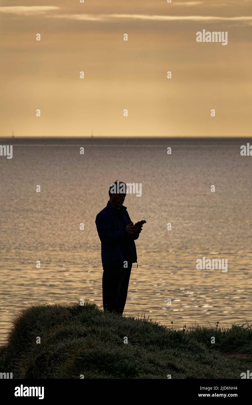 Bream cove Cornwall sunrise Stock Photo - Alamy