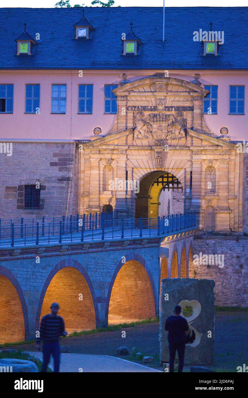 Germany, Thuringia, Erfurt, Petersberg Citadel Stock Photo - Alamy