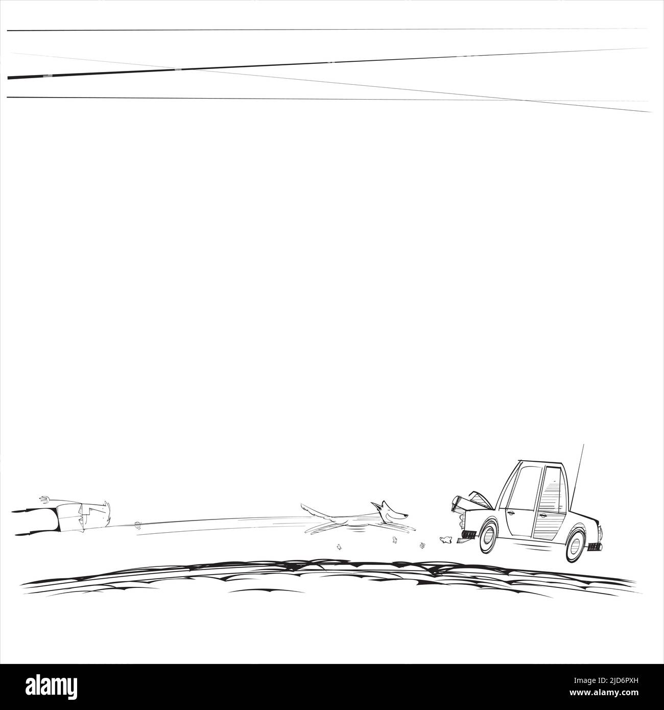 Dog catch tail Stock Vector Images - Alamy