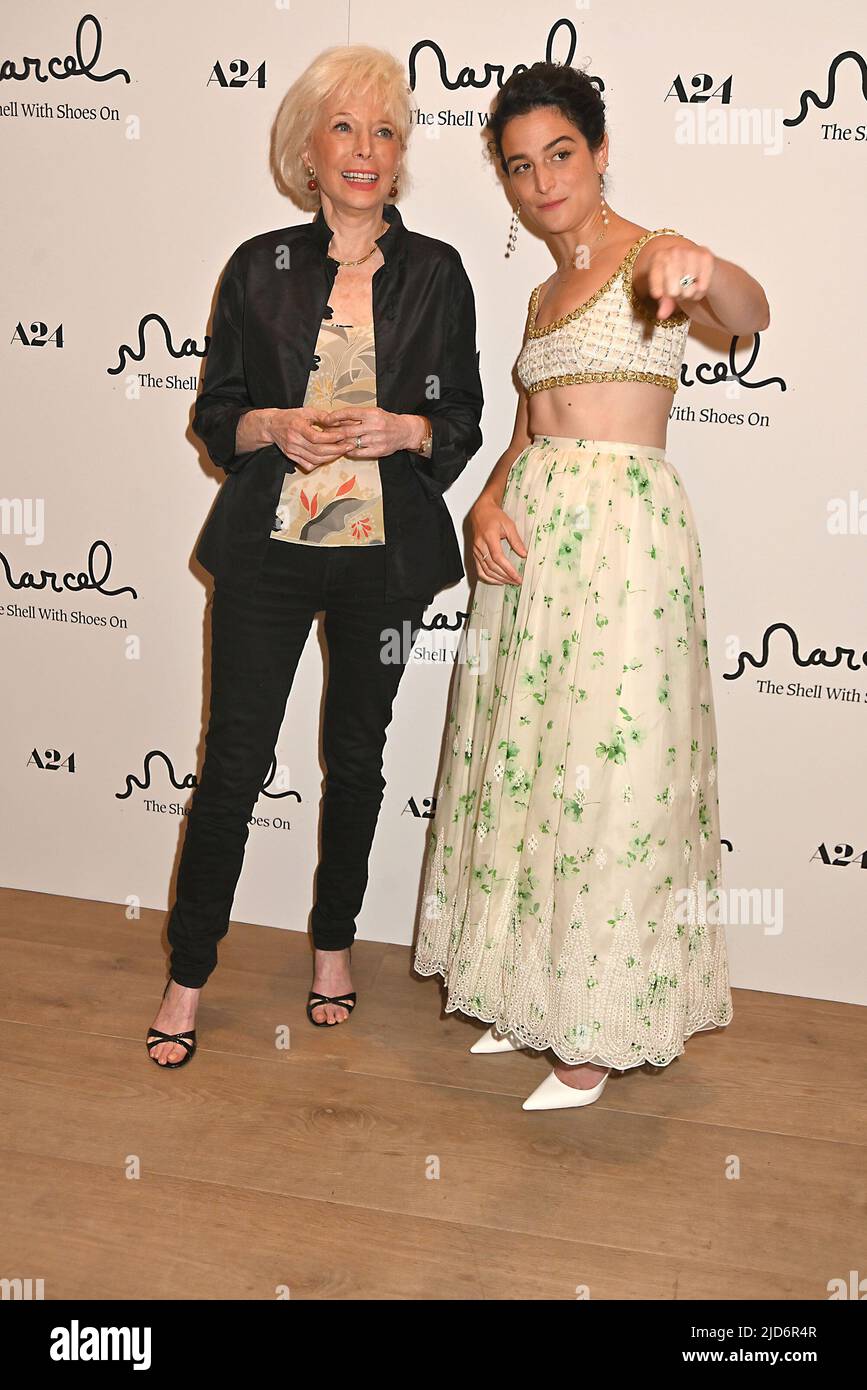 Lesley Stahl and Jenny Slate attend NY Special Screening of "Marcel The ...