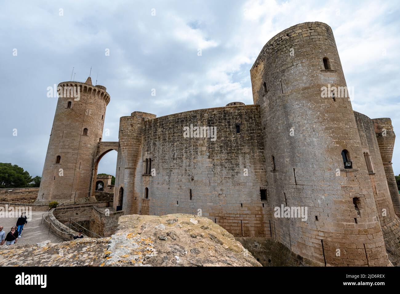 Bellver Castle, Palma, Majorca, Spain Stock Photo - Alamy