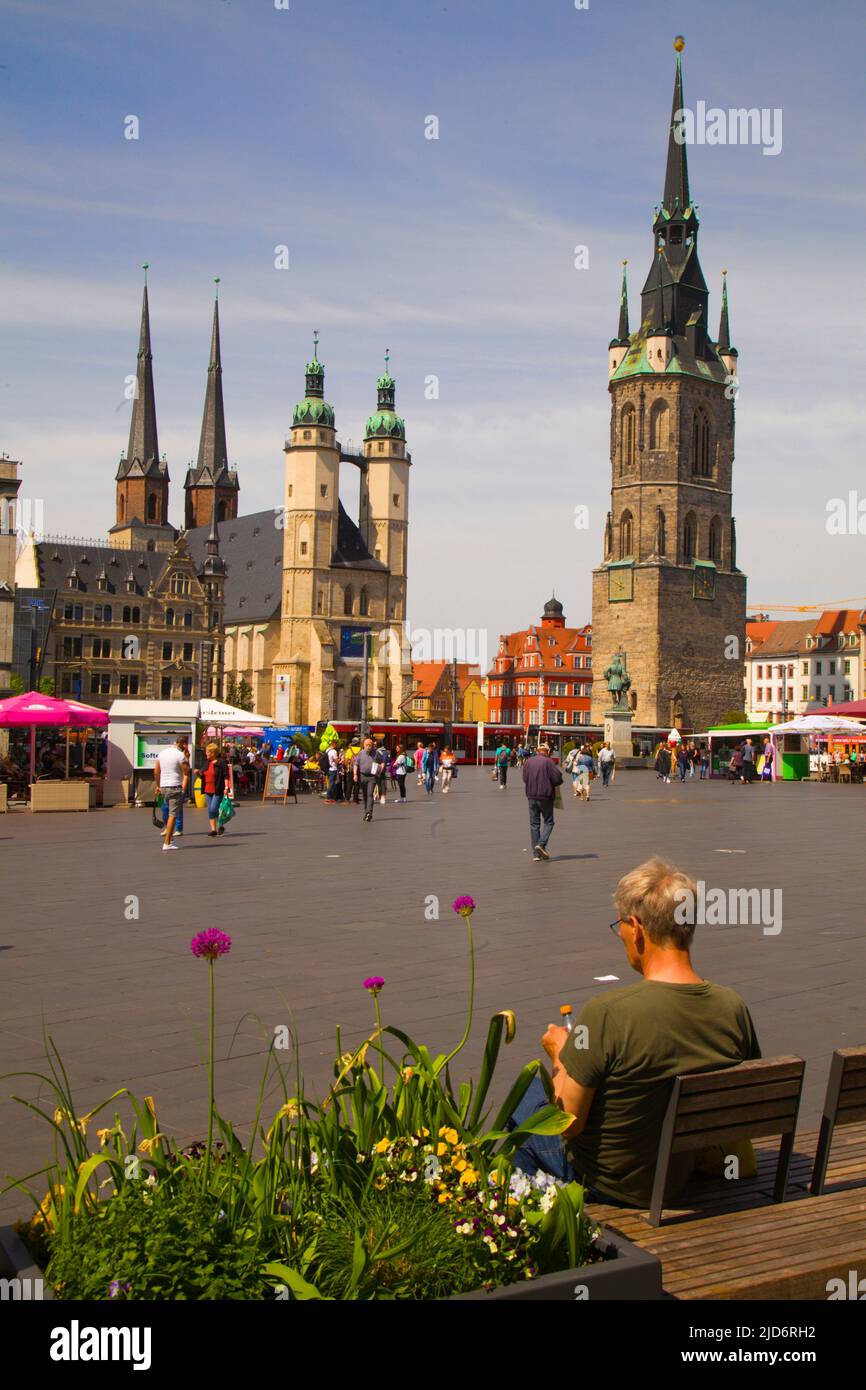 Halle germany church hi-res stock photography and images - Alamy