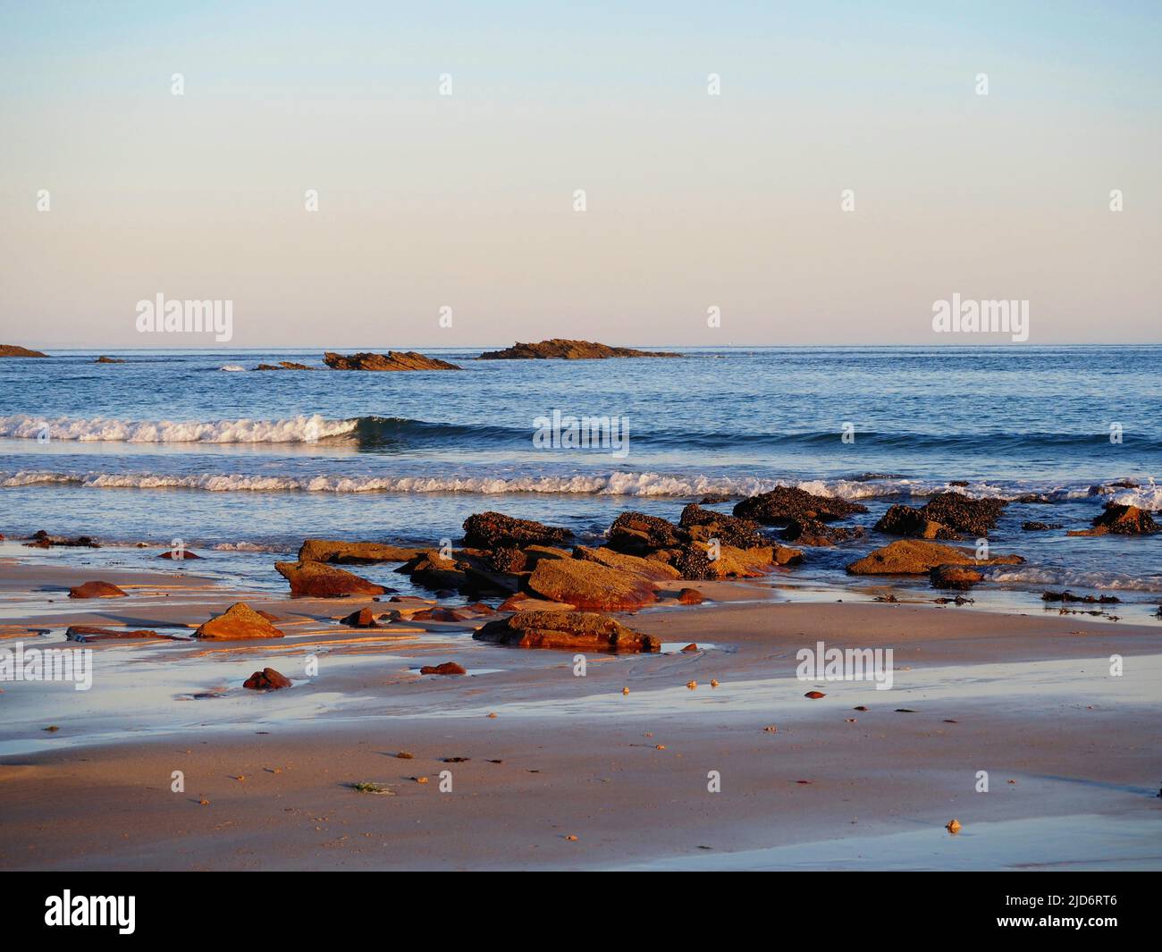 Beach in Brittany Stock Photo - Alamy